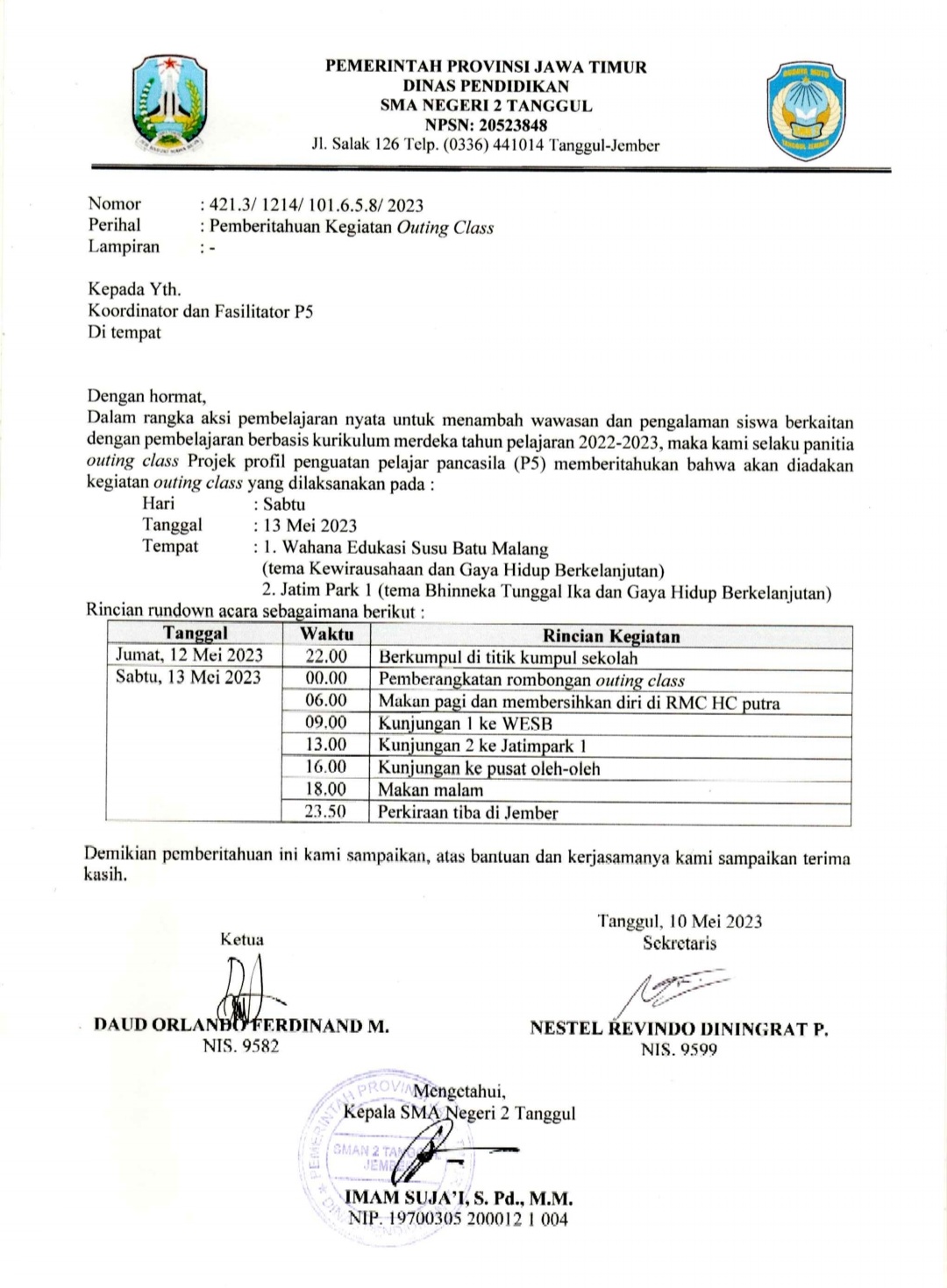 Kegiatan Outing Class Wisata Edukasi Susu Batu (WESB) KUD Susu Nandhi ...